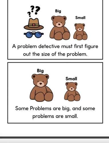 Big Problem Small Problem Social Story And Activities By They Call Me Queen B