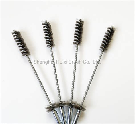 Long Wire Spiral Pipe Tube Cleaning Brush Pipe Brush And Pipe Cleaning Brush