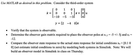 Solved Use MATLAB As Desired In This Problem Consider The Chegg