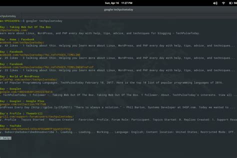 Google Search From Linux Terminal Googler TechPulseToday