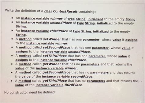 Solved JAVA Simple Exercise BUT PLEASE READ All The Chegg Com