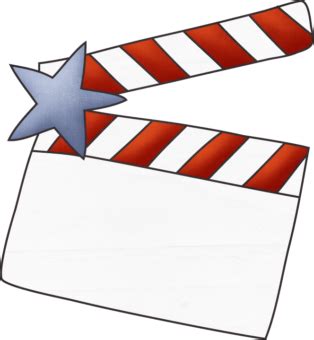 Кинохлопушка ПНГ на Прозрачном Фоне • Скачать PNG Кинохлопушка