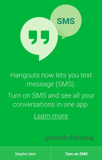 How To Stop Google Hangouts From Managing Messages On Your Android