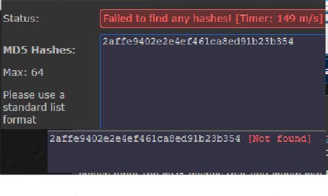 Table 4 3 From Md5 Secured Cryptographic Hash Value Semantic Scholar