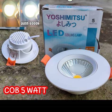 Jual Lampu Led Panel Cob Watt Adjustable Inbow Downlight Led Cob Shopee Indonesia