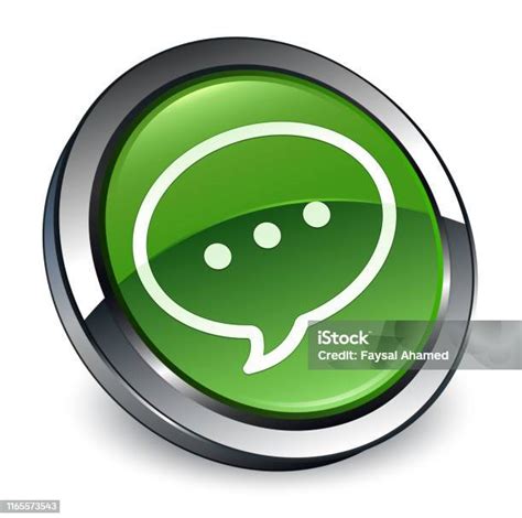 토크 버블 아이콘 3d 소프트 그린 라운드 버튼 0명에 대한 스톡 벡터 아트 및 기타 이미지 0명 기포 대화 풍선 문자 기호 Istock
