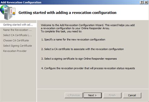 Ocsp Part 2 Create A Revocation Configuration Its Full Of Stars