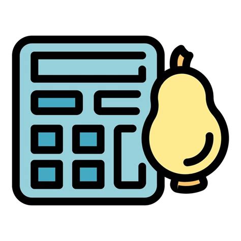 Premium Vector Fruit Diet Icon Outline Vector Run Program Care Device Color Flat