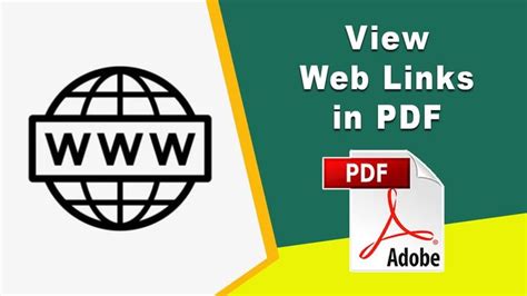viewing hyperlinks in pdf with adobe acrobat pro dc