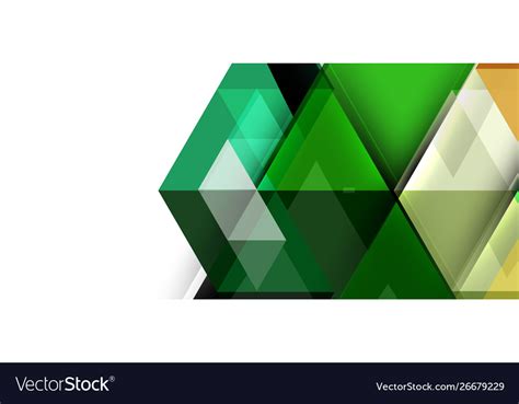 Abstract Triangle Pattern Colorful Backdrop Vector Image