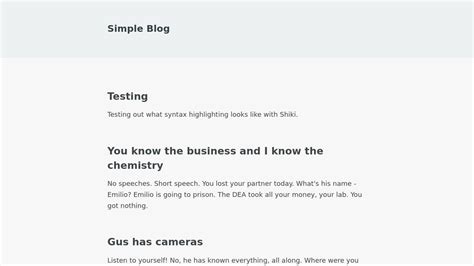Simple Blog Template Astrojs Templates