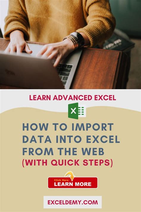 How To Import Data Into Excel From The Web With Quick Steps