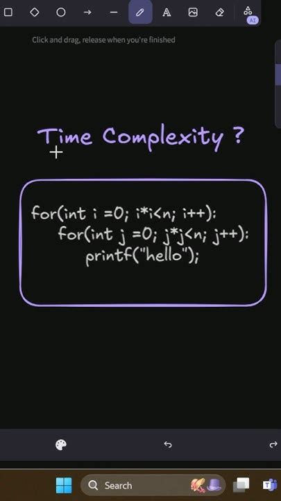 Time Complexity For Nested Loops 2 Dsa Cleancode Shorts Timecomplexity Bigo Algorithm
