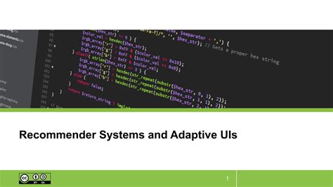 Course Intelligent User Interfaces