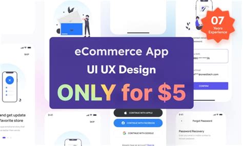 Do Ecommerce Ui Ux Mobile App Design By Uiuxporag Fiverr