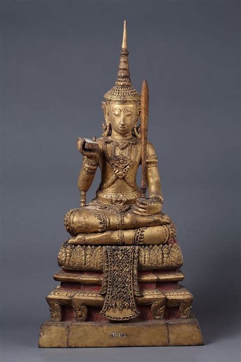 พระสุรัสวดี ศิลปะธนบุรี ต้นพุทธศตวรรษที่ ๒๔พิพิธภัณฑสถานแห่งชาติ พระนคร Thai Art Buddhist Art