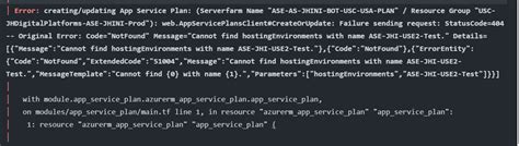 error retrieving vip info app service environment hosting