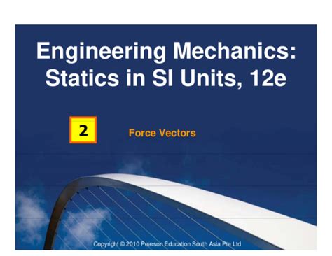 Doc Statics Slides Chapter 02 Force Vectors