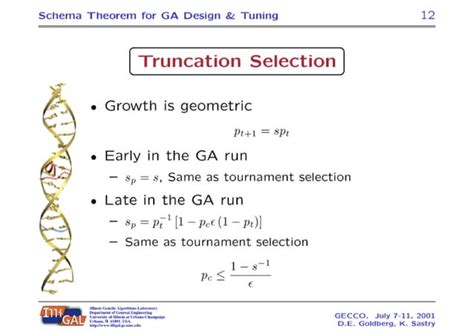 A Practical Schema Theorem For Genetic Algorithm Design And Tuning