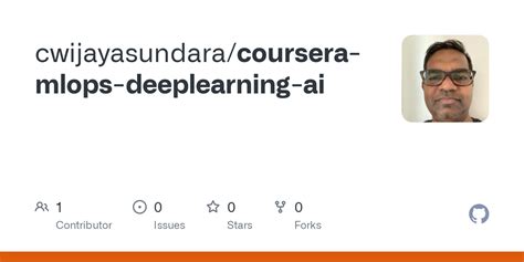 Github Cwijayasundaracoursera Mlops Deeplearning Ai