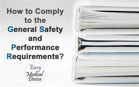 Gspr General Safety And Performance Requirements Eu Mdr And Ivdr