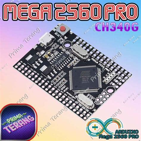 Promo Arduino Mega 2560 Pro Embed Atmega 16au Atmel Ch340g Diskon 23