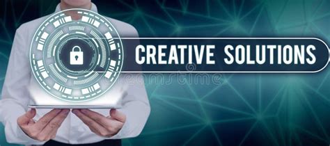 Text Showing Inspiration Creative Solutionsoriginal And Unique Approach In Solving A Problem