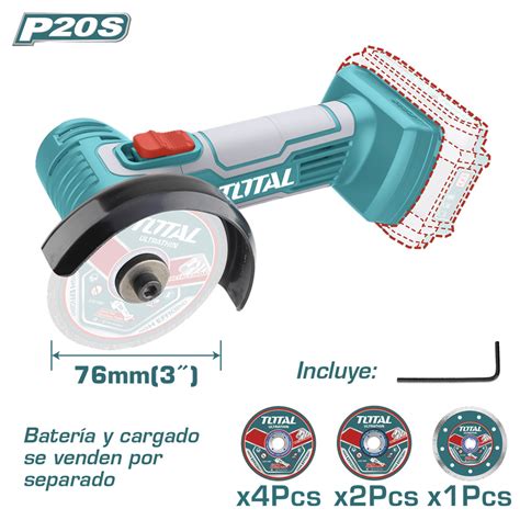 Mini Amoladora Angular Inalámbrica 3 20v Total Total Ecuador