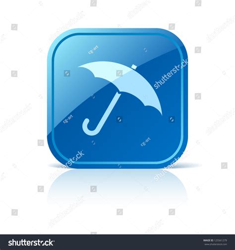 Blue Umbrella Icon Images Stock Photos Vectors Shutterstock