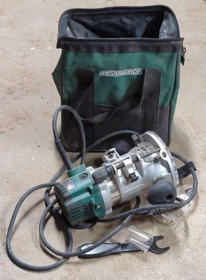 Master Force Router With Bag Kraft Auction Service LLC