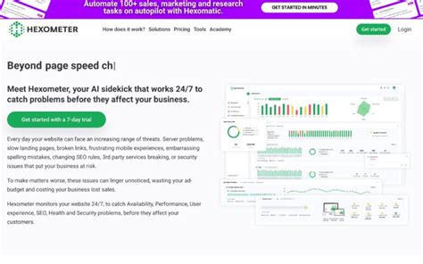 hexometer detect any website issues with ai ai tools ai tools