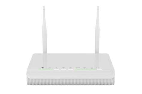 Premium Photo Wireless Internet Router Front View 3d Rendering