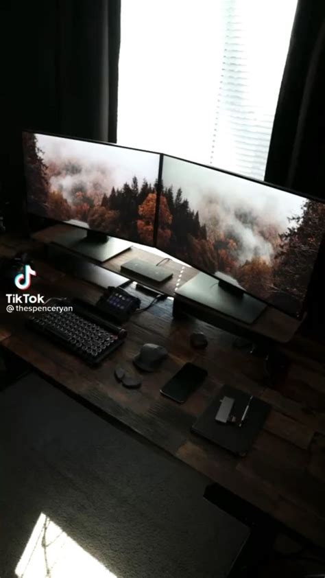 Stylish Home Office Desk Setup