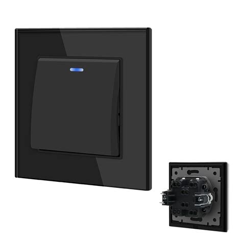 Bseed Button Light Switch Glass Panel White Claw Switch With Led Bseedswitch