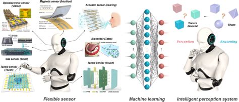 Schematic Illustration Of Key Components Flexible Sensor And Ml