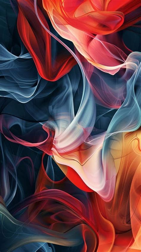 Abstract Shapes Intersecting In Vibrant Hues Stock Illustration Illustration Of Energetic