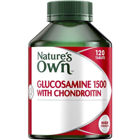 Nature's Own Glucosamine 1500mg With Chondroitin 120 Pack | Woolworths