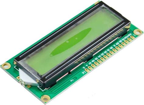 Poxiot Lcd 16x2 Alphanumeric Display Jhd162a For 8051 Yellow