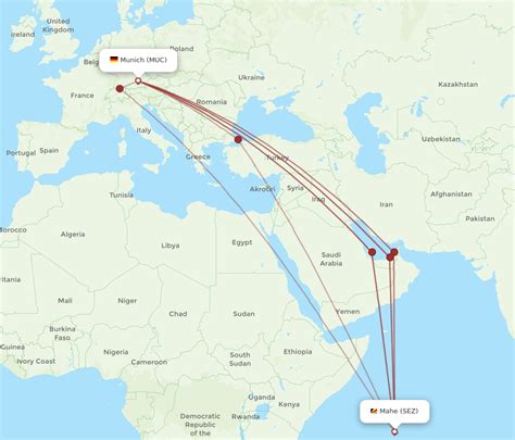 Flights From Mahe Island To Munich Sez To Muc Airlines And Best