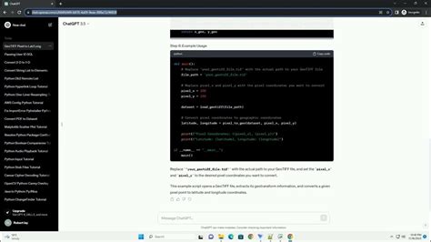 Find Lat Long Coordinates From Pixel Point In Geotiff Using Python And Gdal Youtube