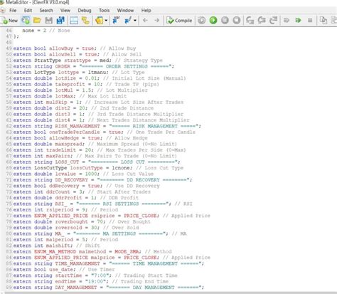 Clevrfx Ea Source Code Mt4 V30 Mq4