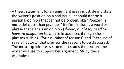 Ppt Thesis Statements For Argument Essays Powerpoint Presentation Free Download Id 12584634