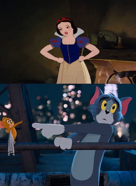 Snow White Angry At Tom And Jerry By Superherofan2003 On Deviantart