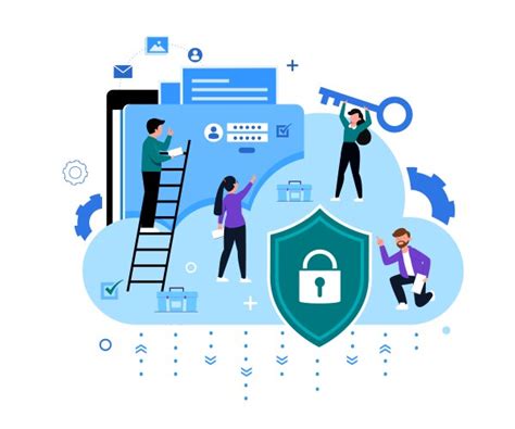 Global Data Security Personal Cyber Royalty Free Vector