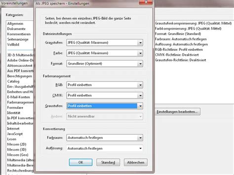 The Acrobat Default Settings