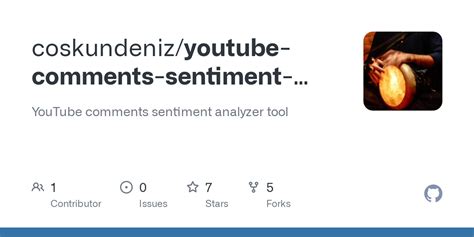 Github Coskundenizyoutube Comments Sentiment Analyzer Youtube Comments Sentiment Analyzer Tool