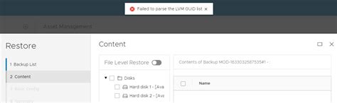 Avamar Linux Vm Backups May Have Lvm Metadata Inconsistency If They