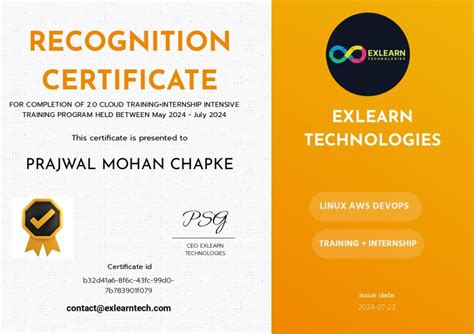 Prajwal Chapke On Linkedin Cloudwithexlearn Internshipcompletion Linux Aws Techjourney