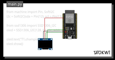Oled屏幕 Wokwi Esp32 Stm32 Arduino Simulator