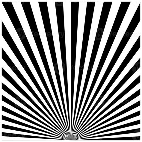 Black And White Sunburst Comic Background 14560210 Png